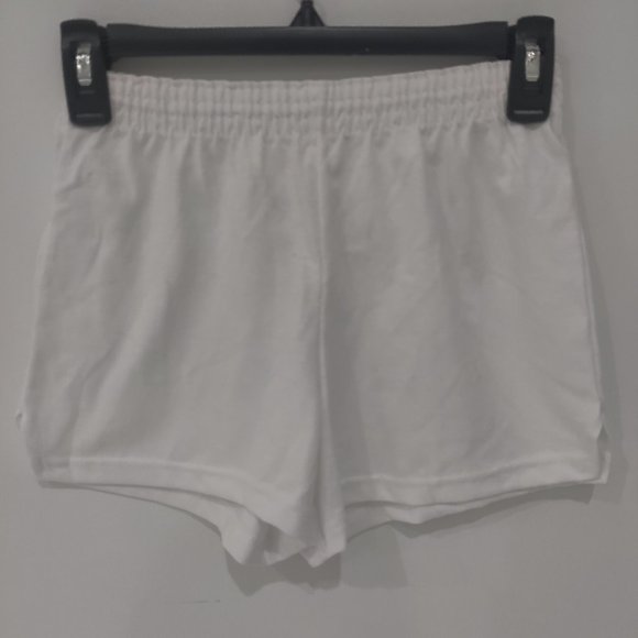 Soffe | Bottoms | Soffe Youth Girls Athletic Shorts White Size Xs Cheer ...